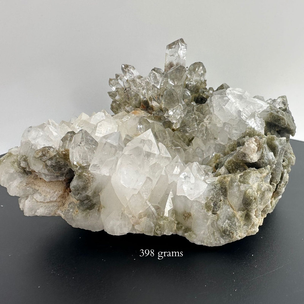 Chlorite Quartz Crystal Cluster | Crystals & Clarity™️